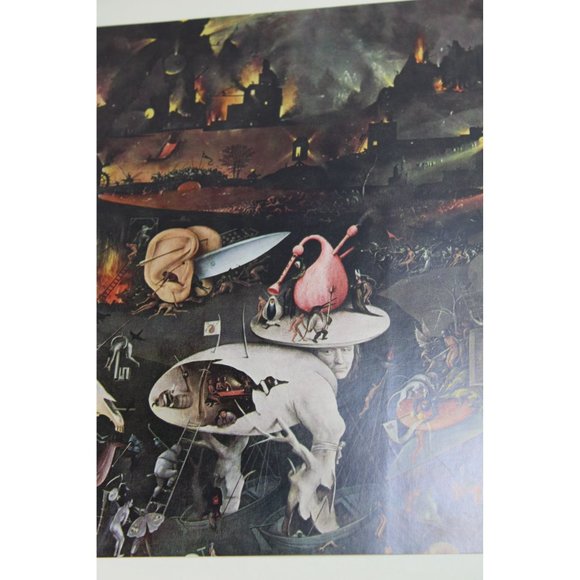 Hieronymus Bosch | Art | Bosch Print Garden Of Worldly Delights Vintage ...